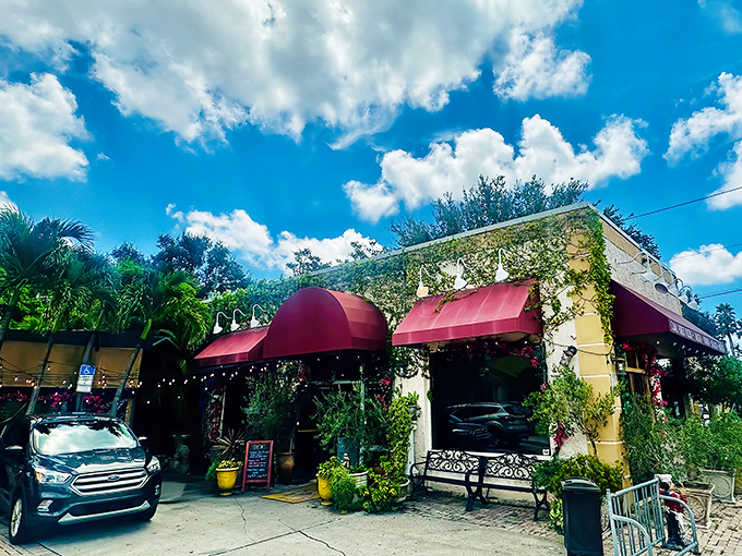 The yellow stucco exterior draped in climbing vines isn't just Instagram-worthy&mdash;it's your first clue that Clearwater's best pizza awaits inside.
