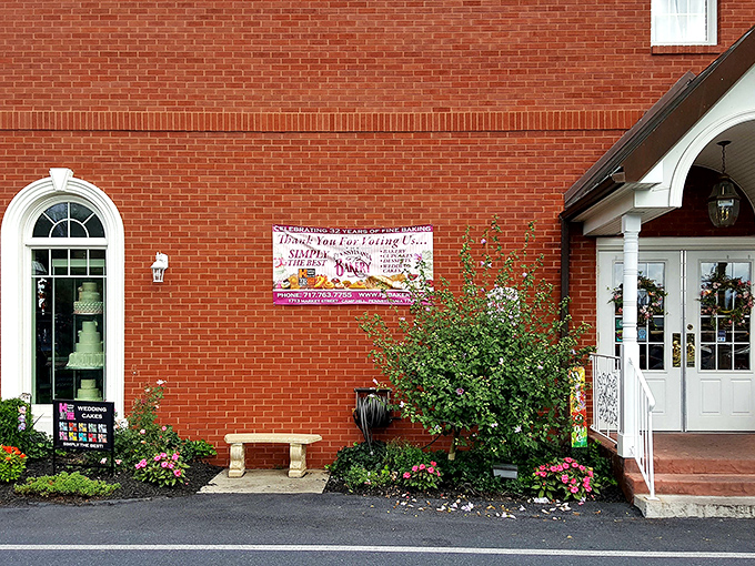 The brick facade of The Pennsylvania Bakery stands like a temple to butter and sugar, promising sweet salvation within those welcoming doors.