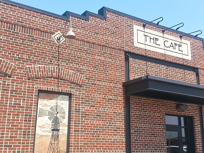 The unassuming brick exterior of The Caf&eacute; speaks volumes &ndash; greatness doesn't need neon signs or flashy gimmicks, just consistently excellent food.