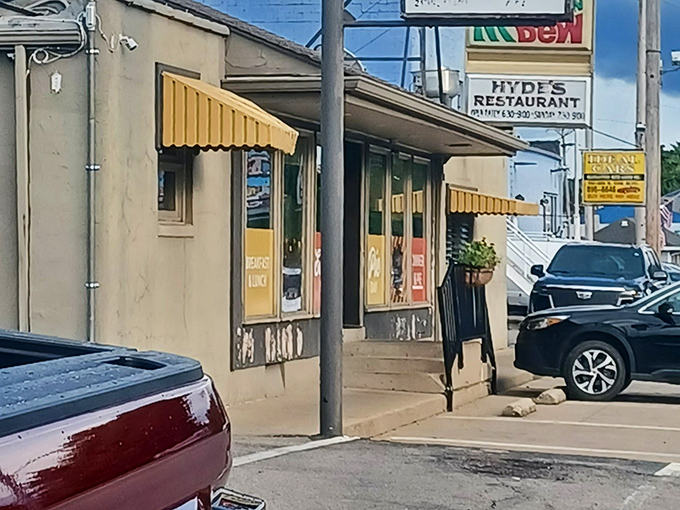 That classic diner exterior whispers promises of comfort food that the inside absolutely delivers on.