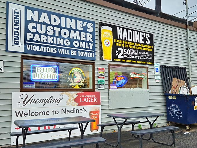Beer signs and picnic tables welcome patrons to this Pittsburgh institution where parking violators beware, but breakfast lovers rejoice.