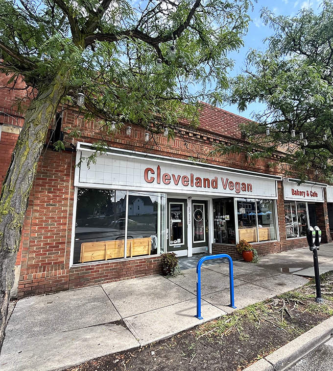 Cleveland Vegan's brick storefront sits unassumingly on Detroit Avenue, like a culinary secret waiting to be discovered.