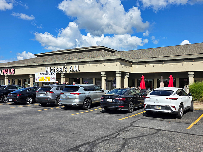 Michael's A.M. proves that culinary treasures often hide in plain sight, nestled between nail salons in unassuming strip malls across America.