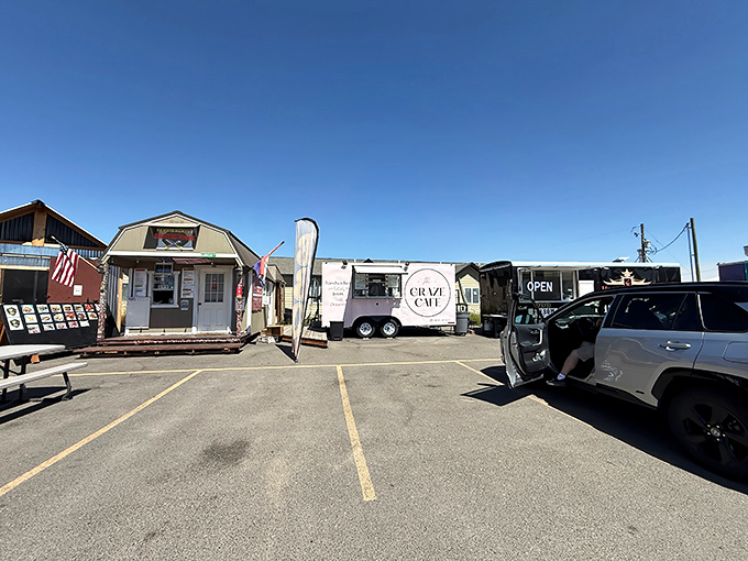 Humble on the outside, heroic on the inside. This unassuming barn-like structure houses BBQ treasures that would make even the most dedicated meat enthusiast weak at the knees.