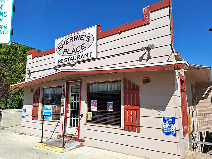 Sherrie's Place stands proudly in Casper, its unassuming exterior with classic red trim promising honest food without pretension. Wyoming's answer to comfort.