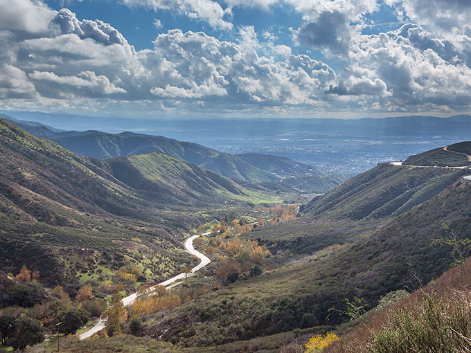 Mother Nature showing off her best angles. Those layers of mountains fade into infinity like a painter's masterpiece.