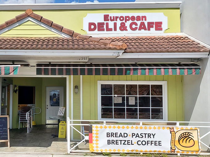 That cheerful yellow exterior isn't just paint &ndash; it's a promise of the butter-laden treasures waiting inside.