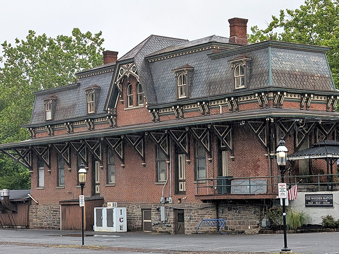 History stands tall in Bethlehem! The Wooden Match's historic train station building combines Victorian elegance with modern culinary purpose.