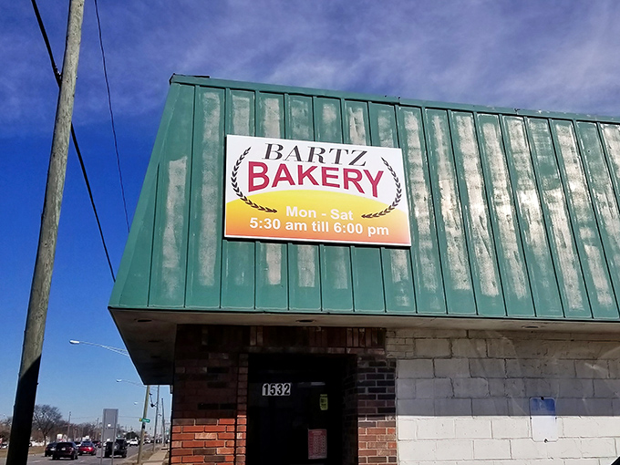 The unassuming green-roofed exterior of Bartz Bakery hides a world of buttery delights that have kept Dearborn residents coming back for generations.