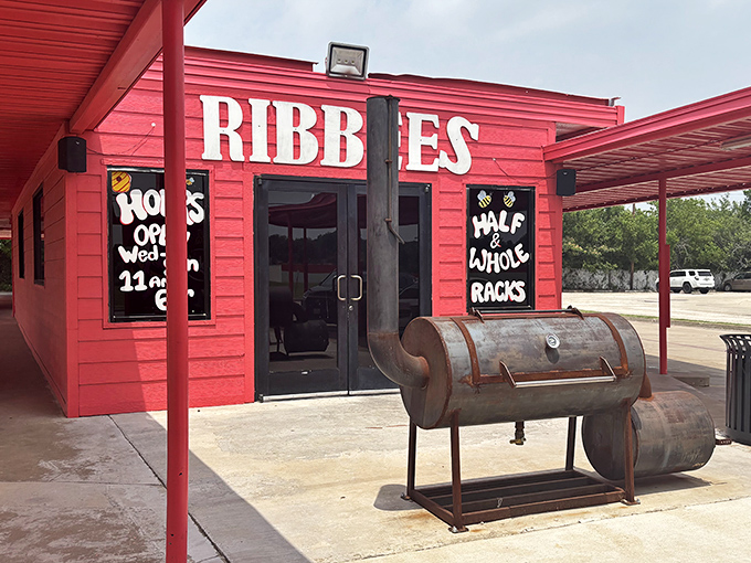 That red exterior isn't asking for your attention—it's demanding it, and honestly, you should listen.