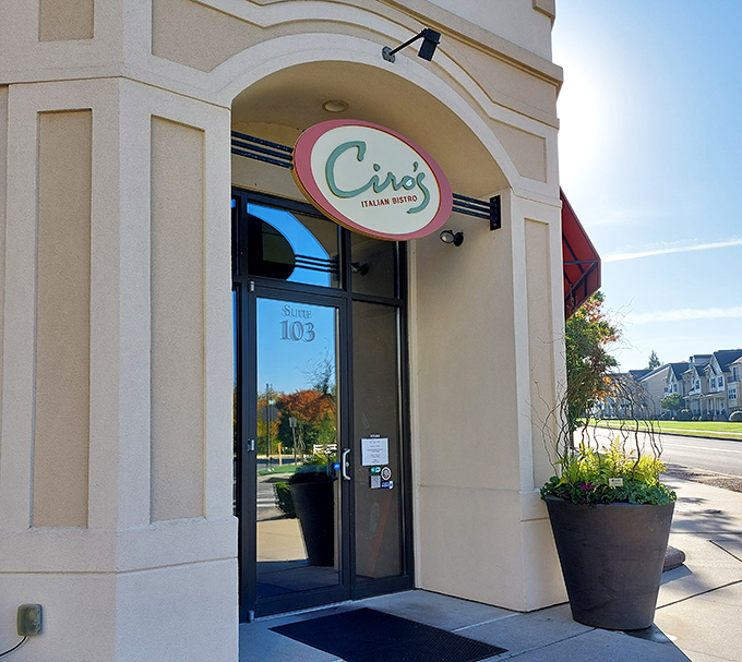 The welcoming entrance to Ciro's Italian Bistro beckons like an old friend inviting you in for dinner. No secret password required&mdash;just an appetite.