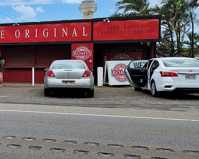 "FARM-RAISED PRAWNS AND SHRIMP" isn't just a sign&mdash;it's a promise of freshness that makes seafood lovers' hearts skip a beat.