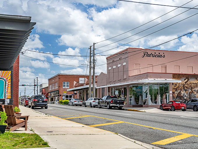 Patricia's boutique anchors this stretch of Main Street, where shopping is less retail therapy and more like visiting old friends.