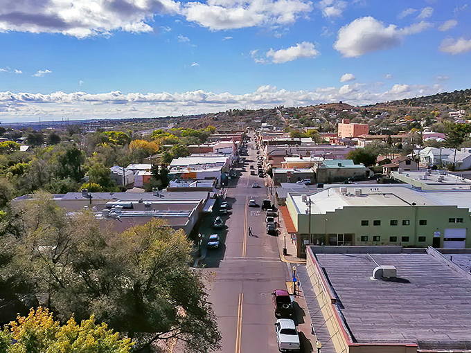 Silver City's downtown stretches like a perfectly preserved postcard, where Victorian charm meets modern Southwest living without the pretension.