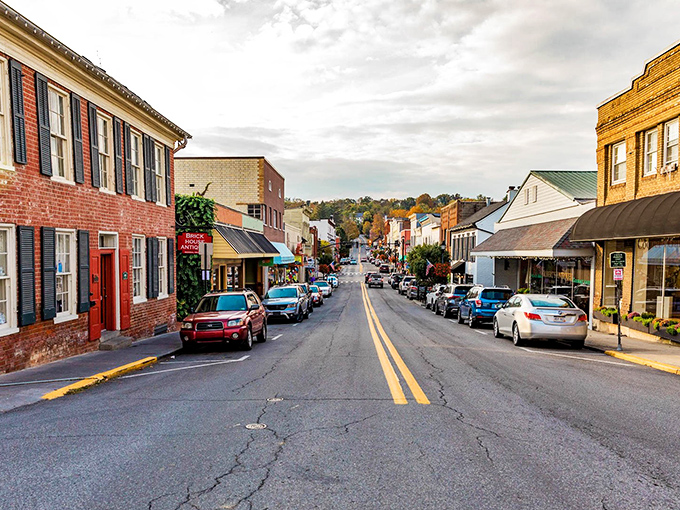 Autumn paints Lewisburg's historic downtown with golden light, transforming ordinary streets into a scene worthy of a Hallmark movie marathon.