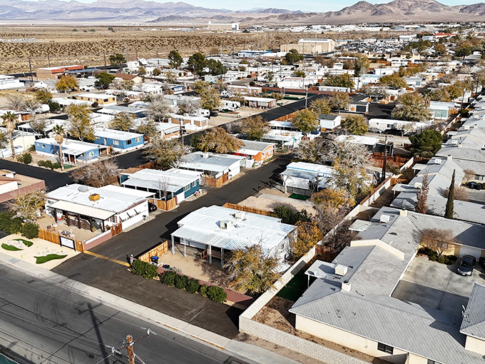 Modest homes with spacious yards define Ridgecrest neighborhoods, where affordability meets desert living without sacrificing comfort or community.