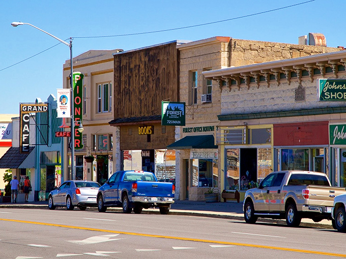 Main Street's historic buildings whisper stories of the Old West while serving up modern-day community spirit.