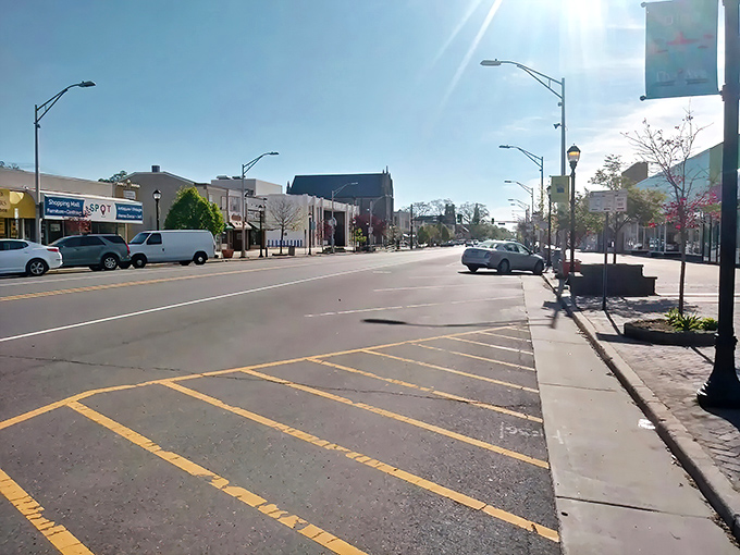 Landis Avenue stretches before you like a Norman Rockwell painting come to life, complete with historic buildings and that distinctly Jersey blend of past and present.