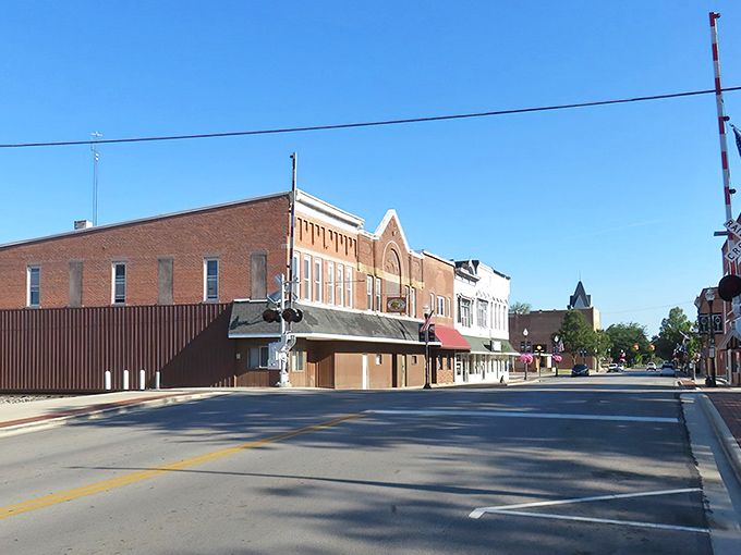 Downtown Ada whispers stories of yesteryear through its brick facades, where modern life moves at a refreshingly human pace.