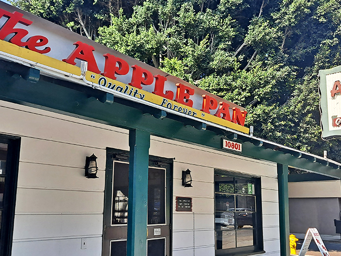 Time stands still at this West LA landmark, where the iconic red sign promises "Quality Forever" and actually delivers on that bold claim.