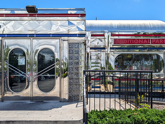 That gleaming chrome exterior isn't just for show&mdash;it's a beacon calling you home to comfort food paradise.