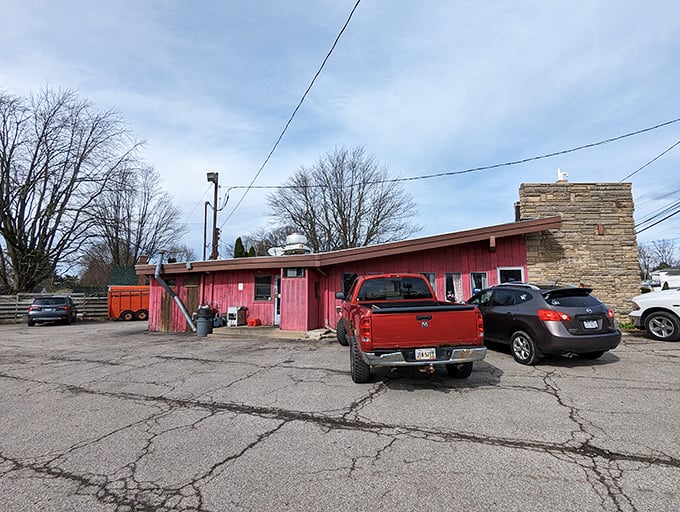 The stone facade and bright pink exterior of Porky's isn't trying to impress Instagram&mdash;it's too busy perfecting patty melts that will haunt your dreams.