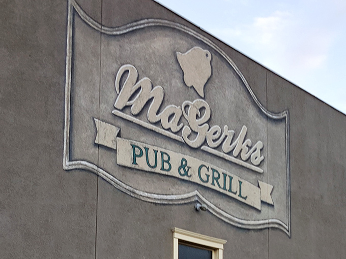 The iconic MaGerk's sign welcomes hungry patrons like an old friend promising good times and even better cheesesteaks in Bel Air.