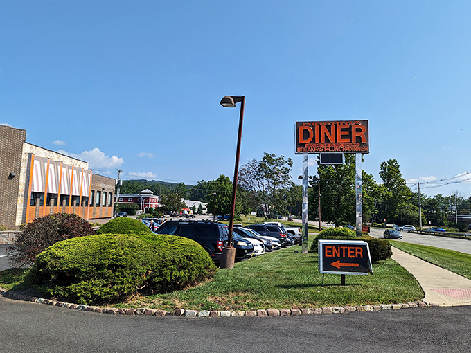 That iconic orange sign beckons from the roadside&mdash;a siren call to breakfast lovers and late-night diners alike. Open 24 hours on weekends for your 3 AM omelet emergencies!