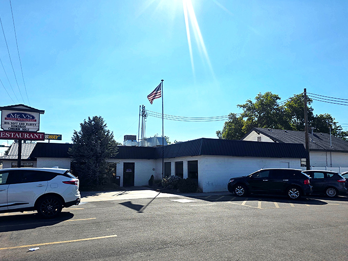 An American flag flies proudly above Mr. V's second location, where locals' cars fill the parking lot for good reason. The best food doesn't need fancy facades.
