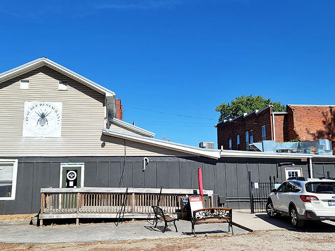 The unassuming exterior of Busy Bee Restaurant in Marietta hides culinary treasures within. Sometimes the best food comes from places without neon signs.