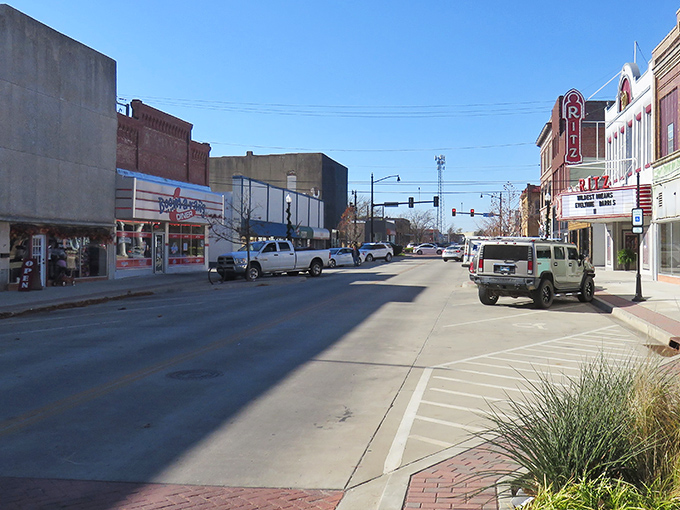Downtown Shawnee's historic architecture tells stories of railroad glory days without charging admission for the nostalgia tour.