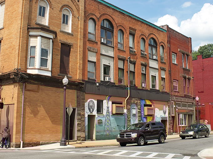 Downtown Oil City showcases its petroleum-era architecture, where brick facades tell stories of boom times past while welcoming new chapters.