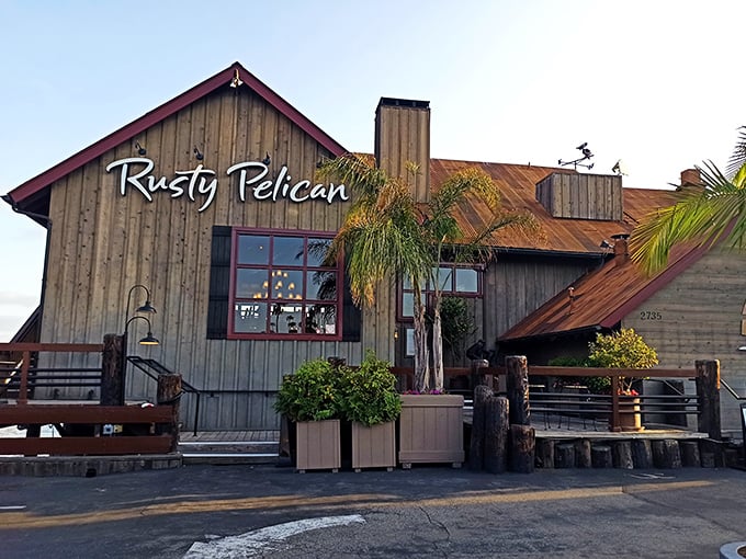 That rustic weathered exterior isn't trying to impress anyone, which is exactly why it impresses everyone who knows good seafood.