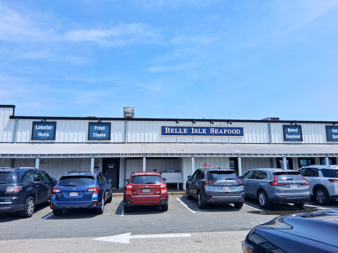 The unassuming exterior of Belle Isle Seafood stands like a beacon for seafood pilgrims. No fancy frills needed when what's inside is this good.