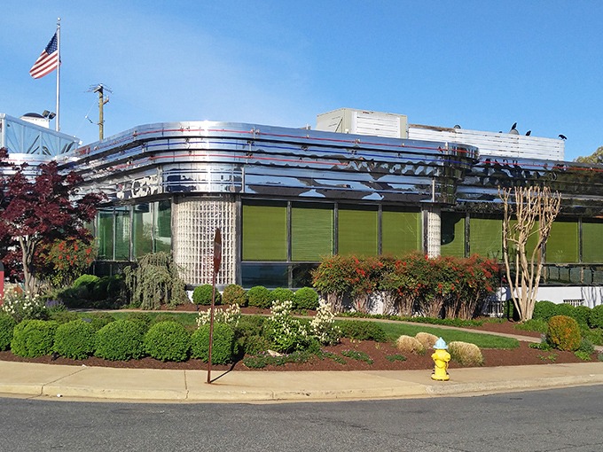 Chrome-clad and gleaming in the Virginia sunshine, Metro 29's exterior promises the kind of breakfast experience that makes morning people out of night owls.