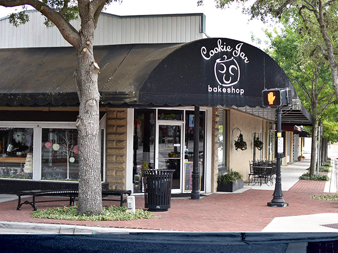 The iconic black awning of Cookie Jar Bakeshop beckons from downtown Bartow like a sweet siren call to carb enthusiasts everywhere.