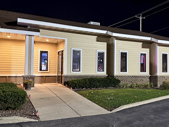 The unassuming exterior of Rumors Sports Bar & Grill proves once again that Wisconsin's best-kept culinary secrets often hide behind modest facades.
