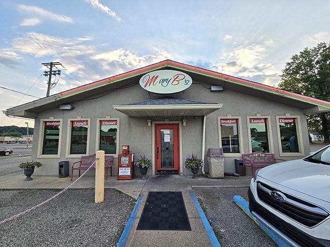 The unassuming exterior of Mary B's might not stop traffic, but locals know this modest building houses breakfast magic worth any morning detour.