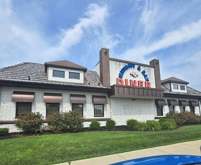 The classic diner silhouette against a Pennsylvania sky &ndash; where comfort food dreams come true and calories don't count until tomorrow.