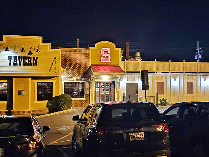 The iconic facade of Silver Spring Mining Company beckons hungry travelers with its rustic charm and promise of hearty meals that'll make your stomach do a happy dance.