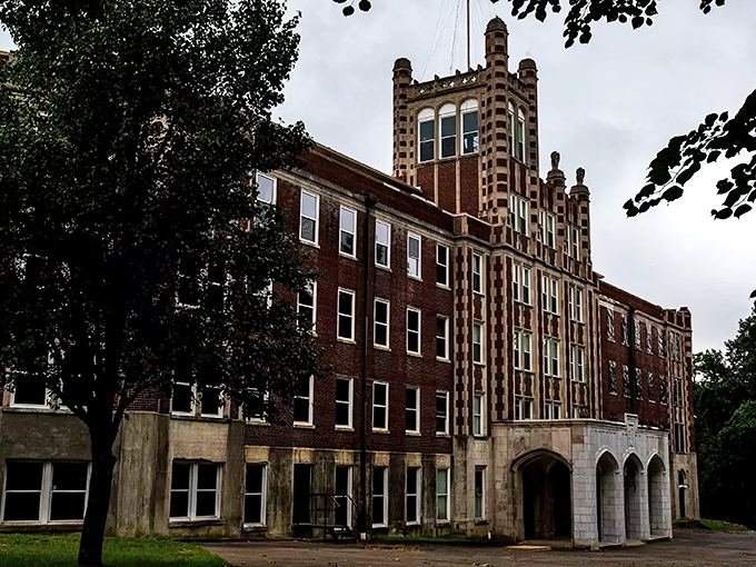 Gothic grandeur meets medical history. The Tudor-style tower of Waverly Hills stands as a brick-and-mortar testament to Louisville's tuberculosis past.