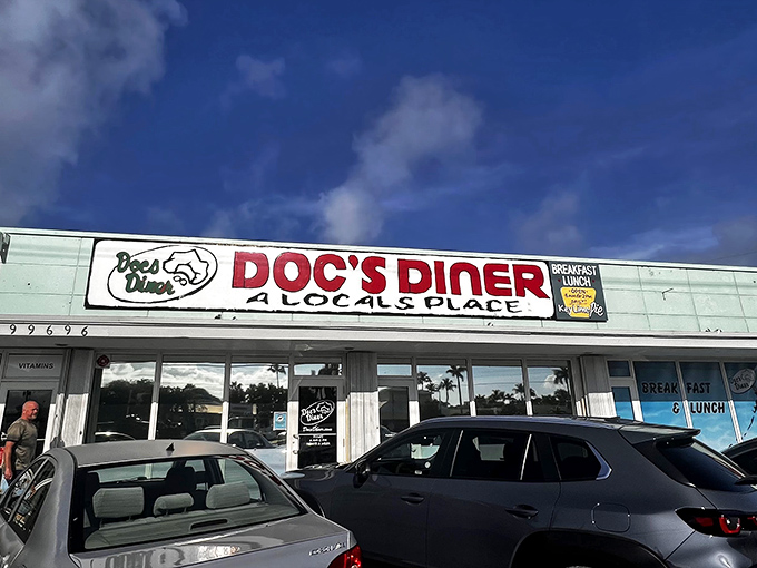 The bright red "A LOCAL'S PLACE" sign says it all &ndash; this unassuming strip mall treasure is where Floridians get their breakfast fix without the tourist markup.
