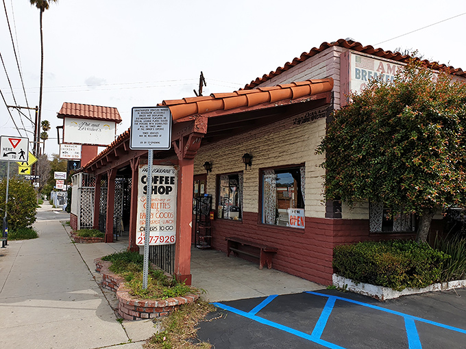 The Spanish-style exterior of Pat & Lorraine's stands like a time capsule on Eagle Rock Boulevard, promising comfort food without the pretension.