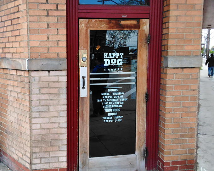 The entrance tells you everything you need to know &ndash; this place is serious about dogs, tots, and keeping Cleveland well-fed.