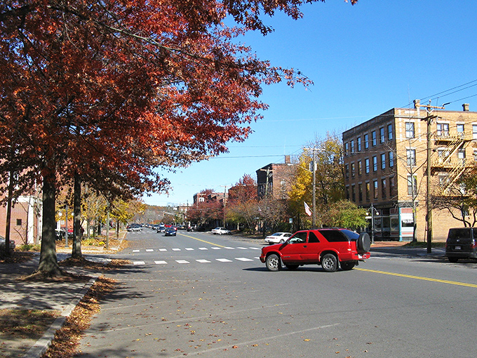 Avenue A in autumn dress proves that some towns know how to show off without being obnoxious about it.