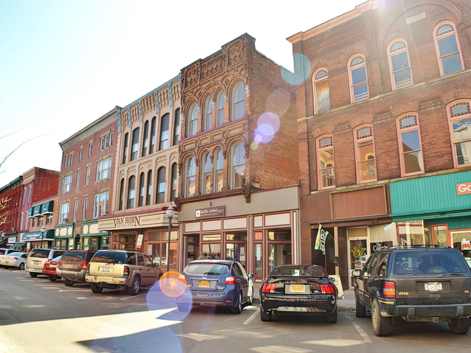 Sunlight plays across Owego's historic buildings like a spotlight on Broadway's best-kept secret. These aren't movie sets&mdash;they're the real deal.