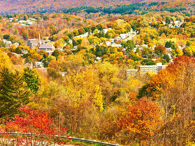 Fall in Canterbury paints the landscape with nature's most extravagant palette. New England showing off again, as if to say, "This is why you endure winter."