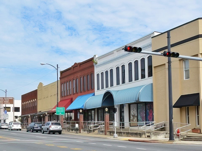Downtown Marianna's historic buildings stand like colorful sentinels of small-town charm, where $2,000 a month buys you more than just a view.