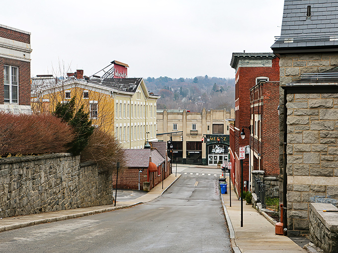 Downtown's charming hillside streets prove that not all Connecticut towns need to be flat as a pancake.