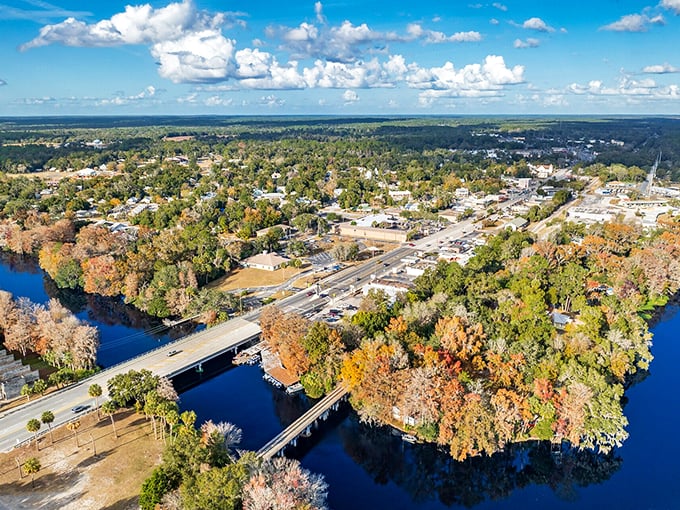 Where two rivers meet, Dunnellon spreads its modest neighborhoods along tree-lined streets&mdash;proof that paradise doesn't require a beachfront or mortgage-busting price tag.